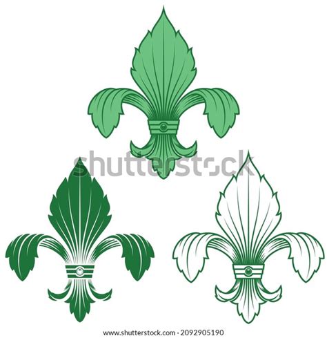 플뢰르 드 리스 벡터 디자인 플뢰르 스톡 벡터로열티 프리 2092905190 Shutterstock