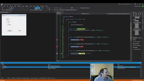 Switch Statement Radio Buttons Groupbox Net For Beginners Youtube