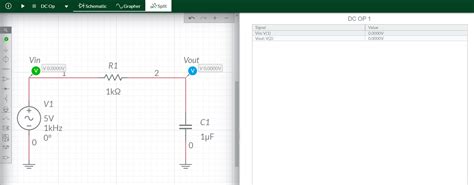 Solved Draw An Rc Circuit On Multisim And Get The Transient Dc Op