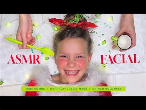 Asmr Facial Giving My Daughter A Grinch Facial