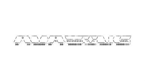Amazing Ascii Word Animation Loop On White Background Ascii Code Art Symbols Typewriter In And