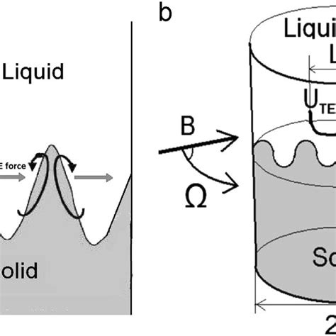 a thermoelectric current and force at the solidification interface
