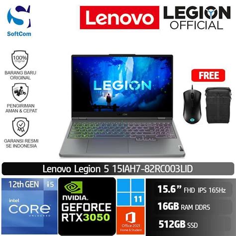 Jual Lenovo Legion I Iah Original Murah Harga Diskon Juni Blibli