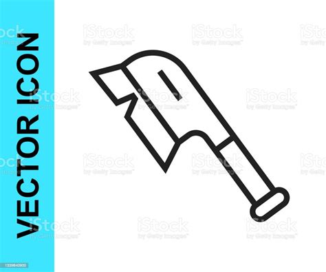 흰색 배경에 격리 된 아이콘을 청소하기위한 검은 줄 브러시 청소 서비스 개념 벡터 가사 집안일에 대한 스톡 벡터 아트 및 기타 이미지 가사 집안일 가정 생활 개인