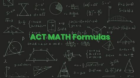 Top Act Math Formulas You Must Know