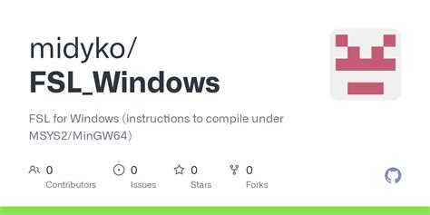 GitHub Midyko FSL Windows FSL For Windows Instructions To Compile Under MSYS MinGW