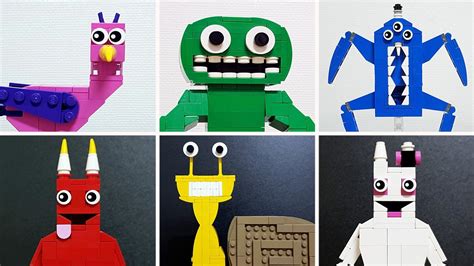 All Lego Garten Of Banban 1 2 Characters Building Animation 레고 반반의 유치원 1 2 캐릭터 만들기 Youtube