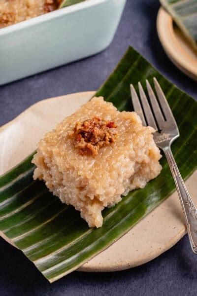 Easy Biko Recipe Filipino Sticky Rice Cake Sweet Simple Vegan