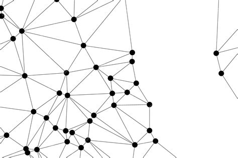 Premium Vector Abstract Polygonal Mesh With Black Nodes And Thin Lines Creating A Minimalist