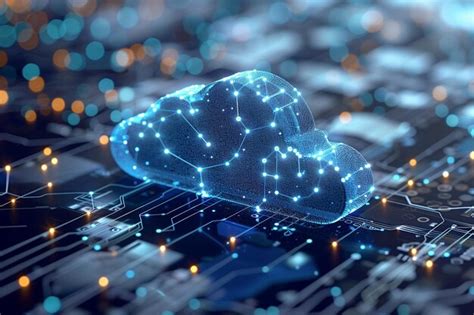 Cloud Storage On The Digital Technology Using Ai Cloud Security And Data Upload Premium Ai