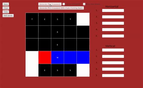 Gencross A Mini Crossword Application Written With Javafx Rjavafx
