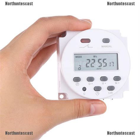 Digital Timer DC AC V A LCD Display Programmable Timer OVP Switch NVC NEW Shopee Malaysia
