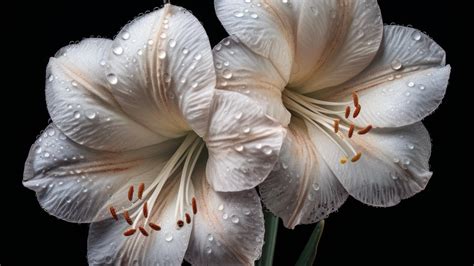 Белый амариллис · 1920x1080 Full HD бесплатная фотография от skywolfx ...