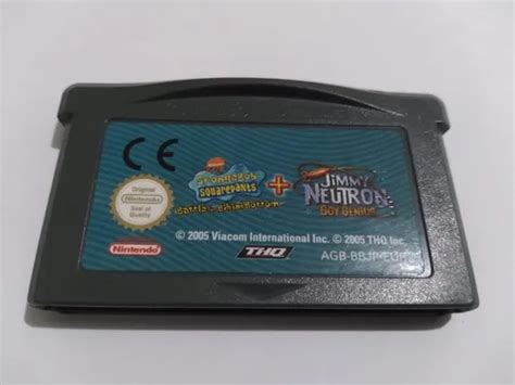 Gba Spongebob Squarepants And Jimmy Neutron Original Mercadolivre