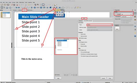 Impress How To Print Notes English Ask Libreoffice