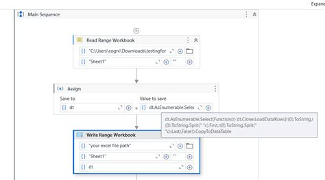How To Split 1 Excel Cell Into 2 Other Cells Studio Uipath