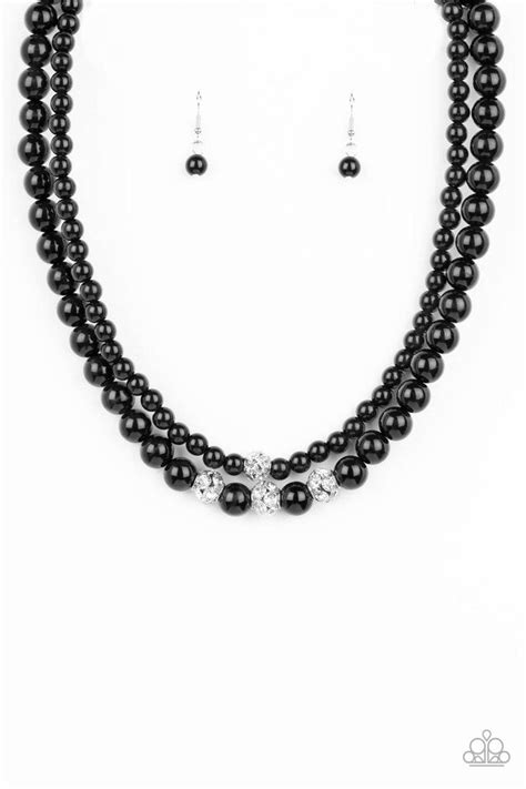 Paparazzi Necklace ~ Brilliant Ballerina Black Paparazzi Jewelry Online Store
