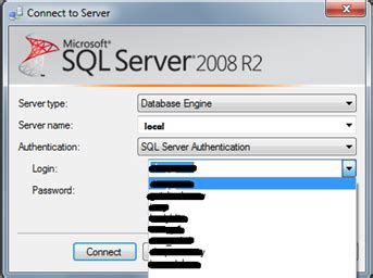 How To Remove The Saved Server Names And Username From Sql Server