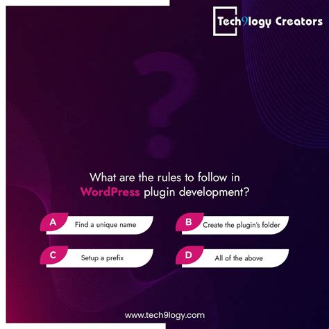 Tech9logy Creators On Linkedin Tech9logycreators Wordpressdevelopment Quiz Trivia Rules