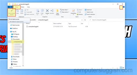 Add Items To Quick Access In Windows 10 Computersluggish