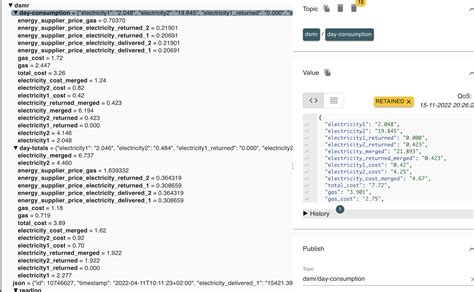 🚨mqtt neemt de huidige contract prijzen niet over · issue 1745