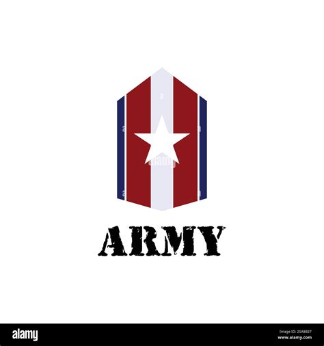 Army Logo Vector Military Template Symbol Design Stock Vector Image