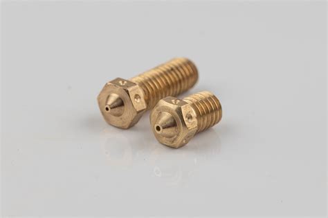 V6 Brass Nozzles For 3d Printers Brass Hardened Steel 3d Printing