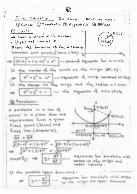SOLUTION Calculus I Hand Written Notes Studypool