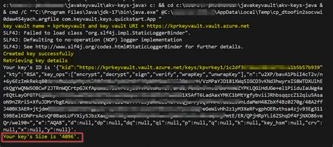 Java How To Fetch The Key Size Of An Azure Key Vault Existing Key