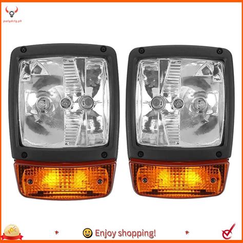 【pwlydc1g】24v Excavator Jcb Front Led Headlights Turn Signal Lamp