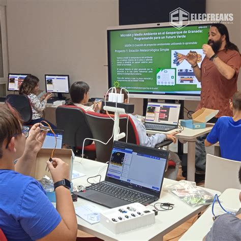 Elecfreaks Diving Into Microbit And The Environment In The Geopark