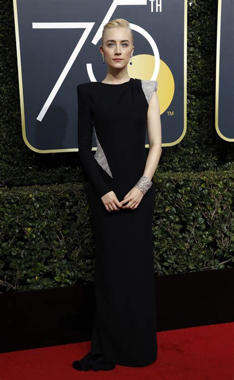 Saoirse Ronan At The 75th Golden Globe Awards Mindfood