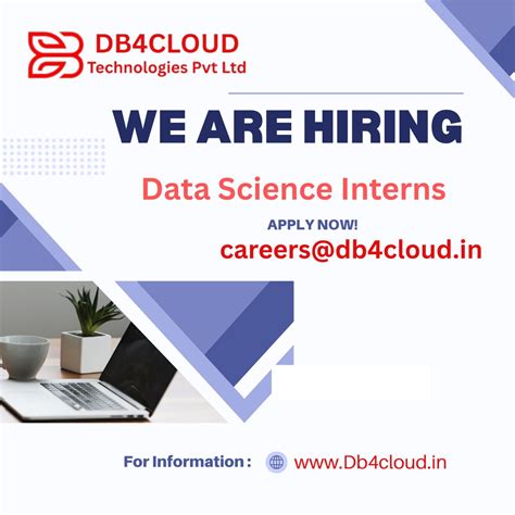 Datascience Internship Remoteinternship Db4cloud Machinelearning Ai Db4cloud