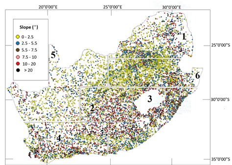 Spatial Distribution Of 8657 Test Data Points Falling In Different