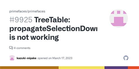 Treetable Propagateselectiondownfalse Is Not Working · Issue 9925