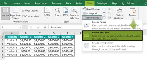 Freeze Panes In Excel Examples How To Freeze Unfreeze