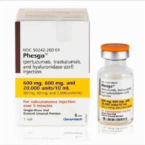 Phesgo Pertuzumab Trastuzumab 600mg And 1200mg Injection 440 Mg At ₹ 500000 Box In Nagpur