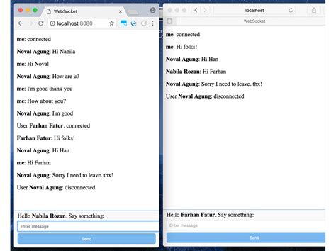 Golang Web Socket Chatting App Dasar Pemrograman Golang