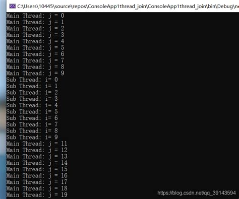 C Threadjoin方法讲解c Thread Join Csdn博客
