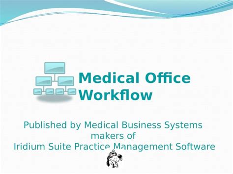 Pptx Guide To Help You Improve Your Medical Office Workflow Dokumen
