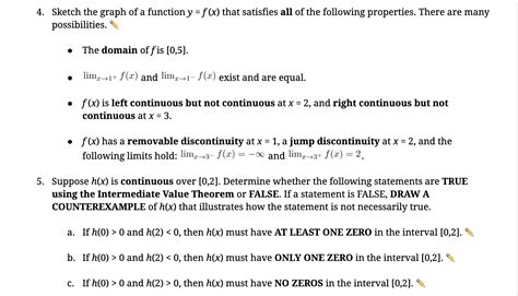 solved 4 sketch the graph of a function y f x that