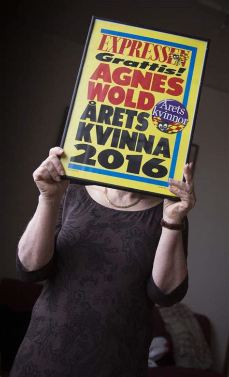 Agnes Wold Utsedd Till Årets Kvinna 2016 Av Expressen