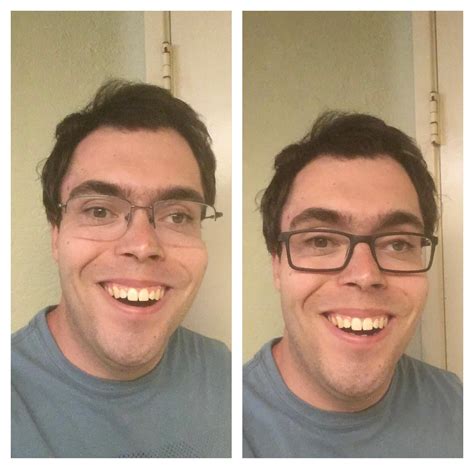 New Pair From Overnight Glasses Went With Thicker Frames Compared To