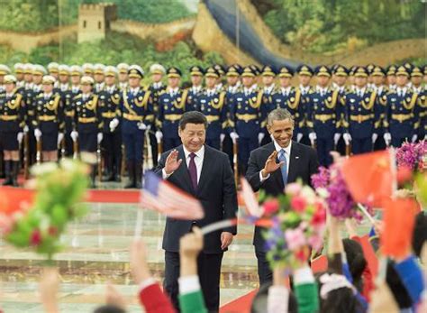 习近平为美国总统奥巴马举行欢迎仪式 新闻报道 人民网