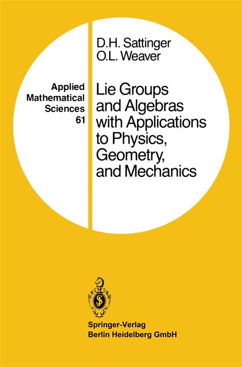 Lie Groups And Algebras With Applications To Physics Geometry And