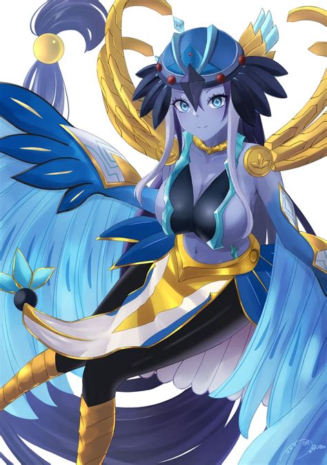 Lyrilusc Ensemblue Robin Yu Gi Oh Drawn By Shimotsukitsurara