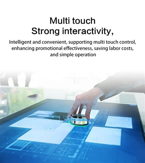 55 Inch Android Lcd Touch Screen Object Recognition Table
