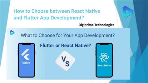 How To Choose Between React Native And Flutter App Development Ppt