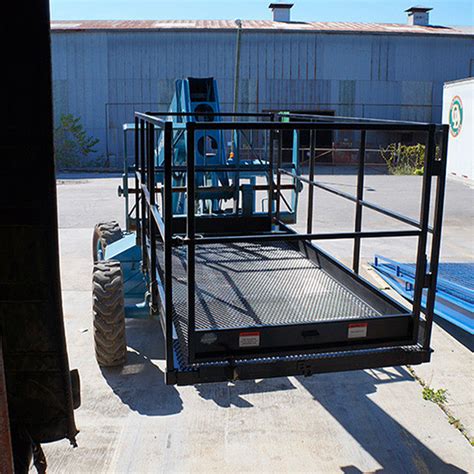 Telehandler Galvanized Work Platform