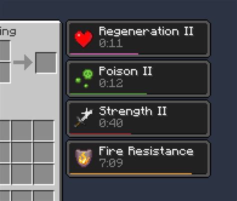 Status Effect Bars Minecraft Mod